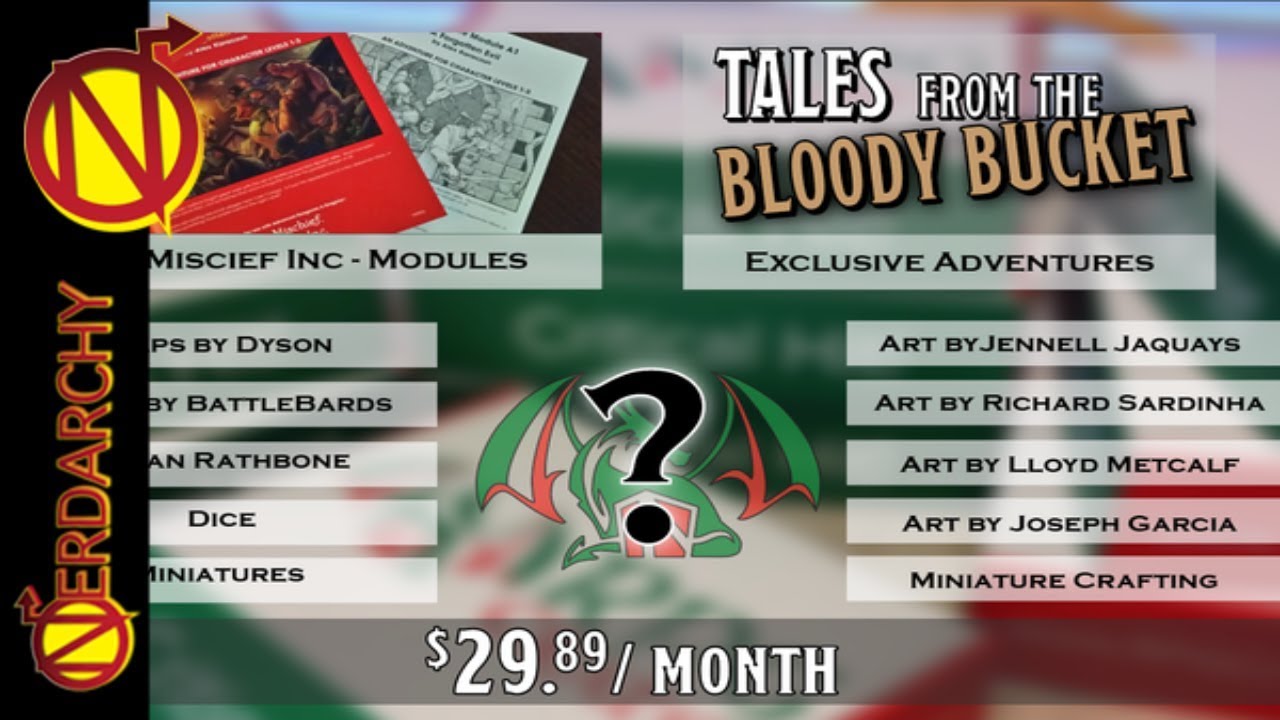 (E1) Tales of the Bloody Bucket, RPG Crate Live D&D 5e Game Play - YouTube