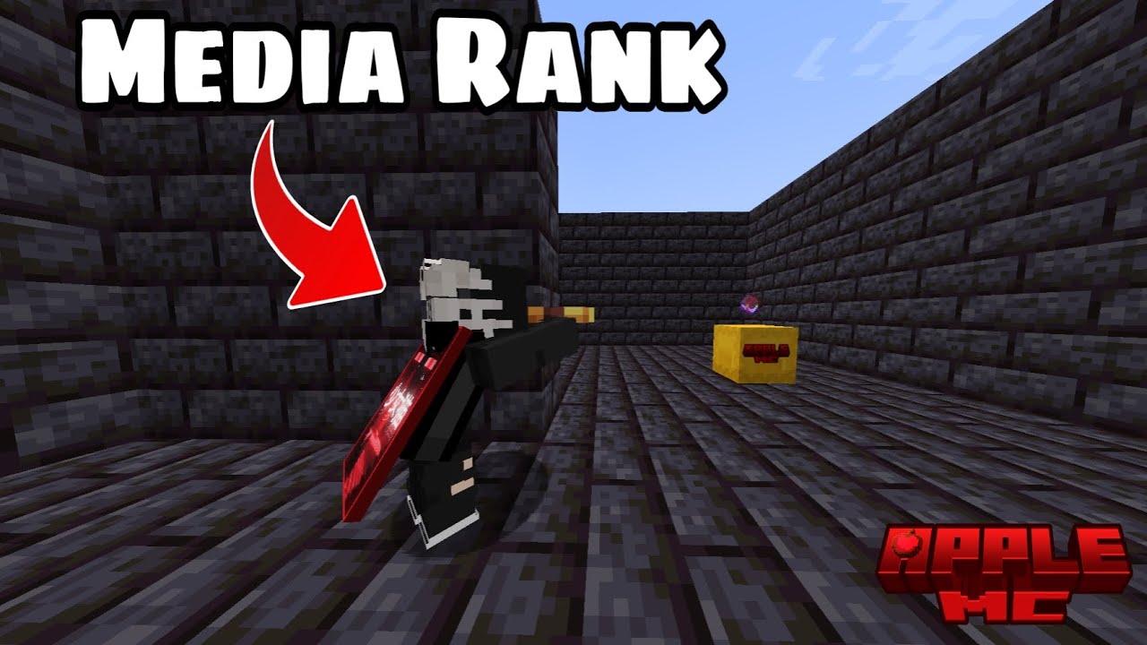 Finally I Got Media Rank In Apple Mc Minecraft Server #viral #applemc ...