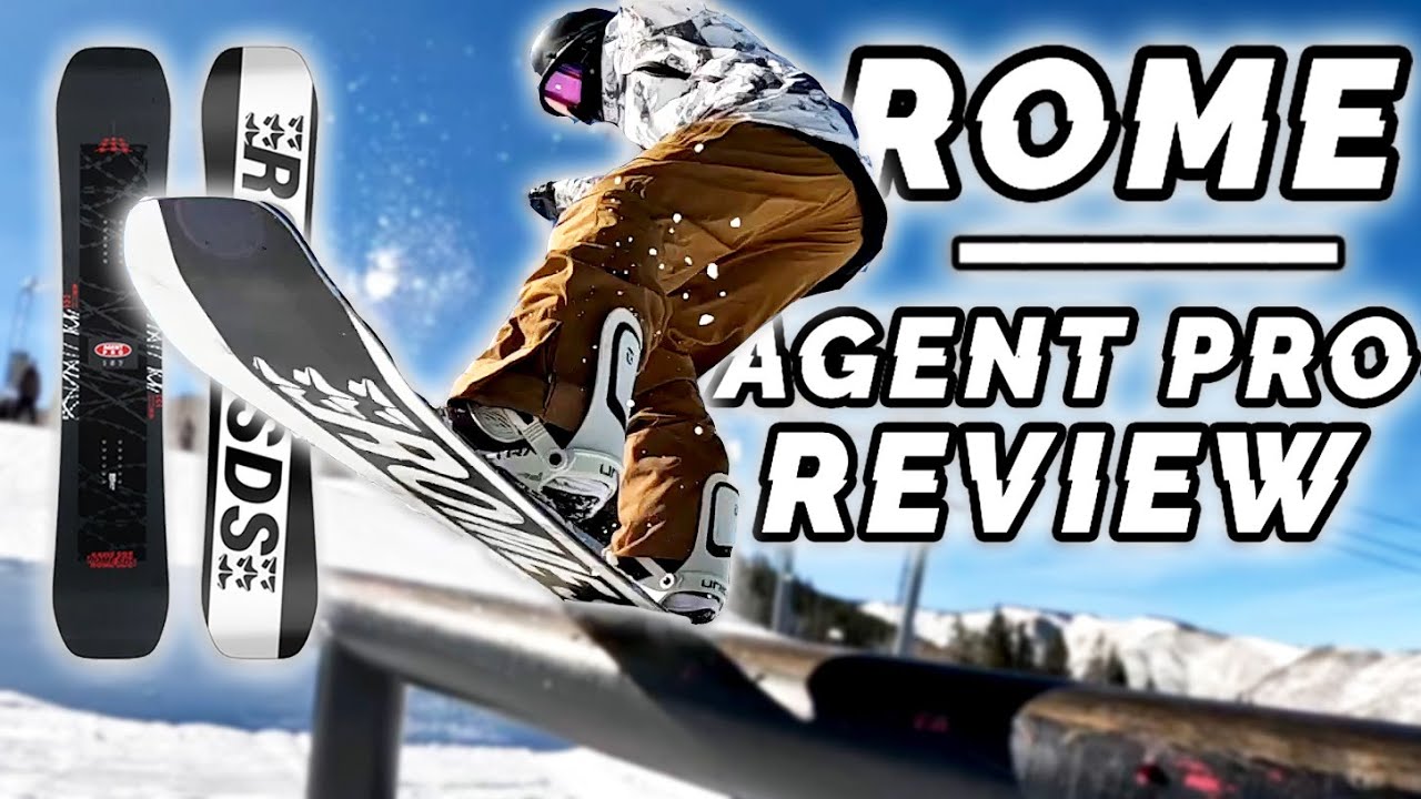 Rome Agent Pro Snowboard Review - YouTube