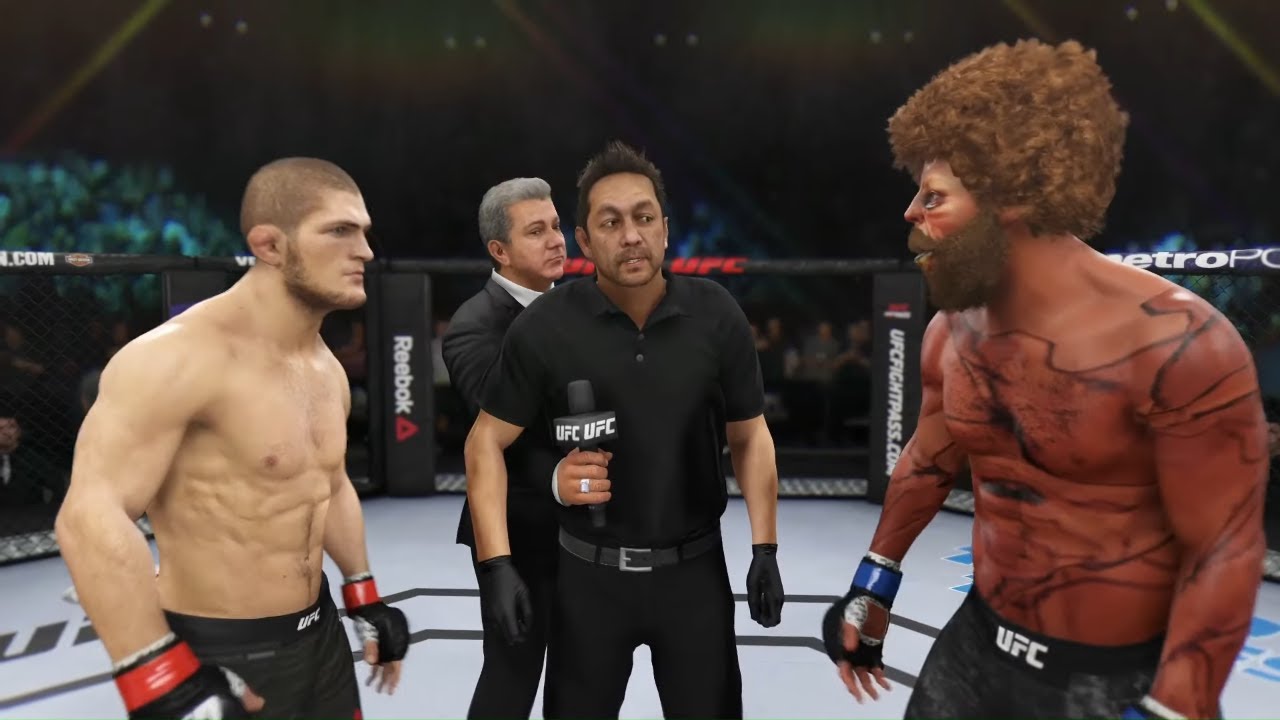 Khabib vs. Burger Man - EA Sports UFC 3 - YouTube