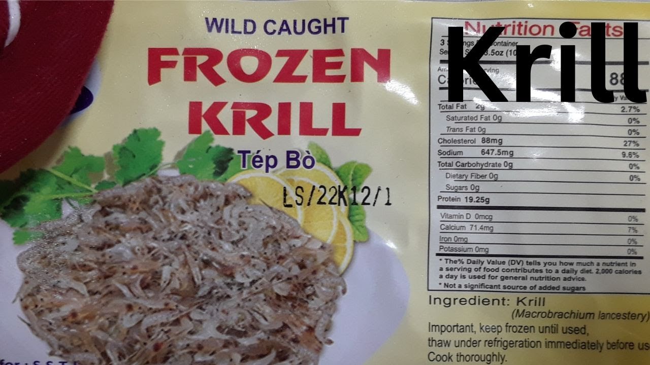 yum krill, yum shrimps, cooking with krill, krill. - YouTube