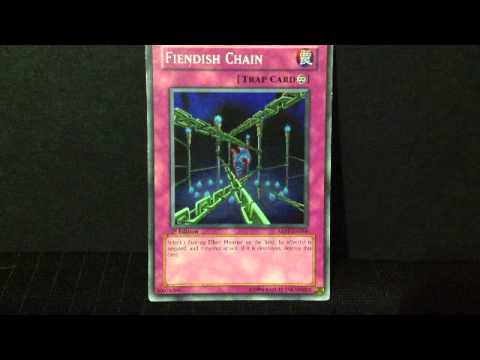 Yu-Gi-Oh - Fiendish Chain SUPER RARE - YouTube