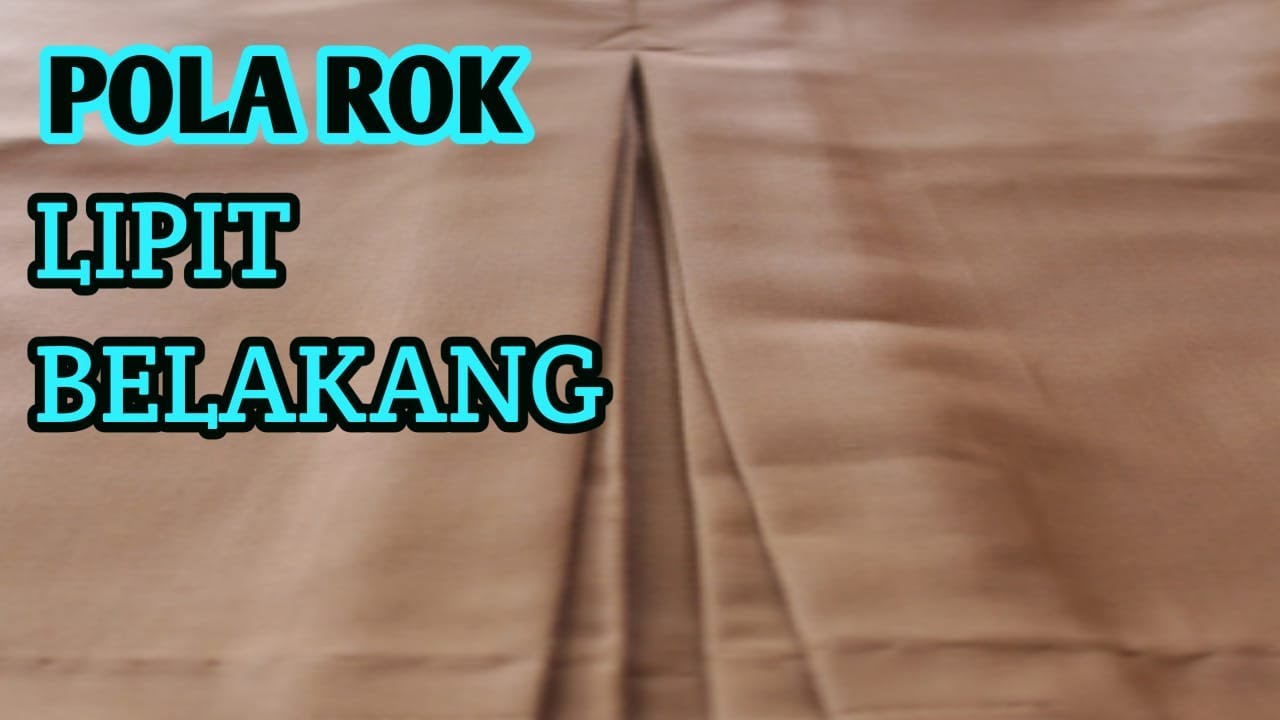 cara membuat pola rok span - YouTube