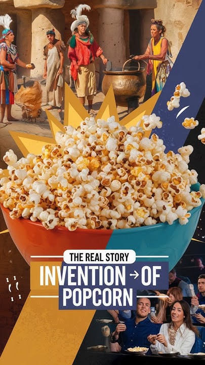 Invention of Popcorn #shorts #ytshorts #fyp #trending #viral #foodie # ...