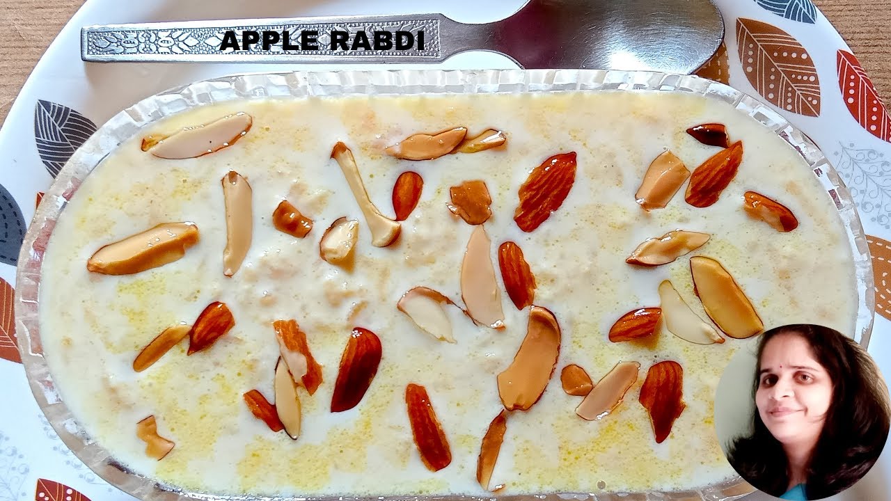 Apple Rabdi Recipe | Seb Rabri Recipe | Rabdi Without Using Breadcrumbs ...