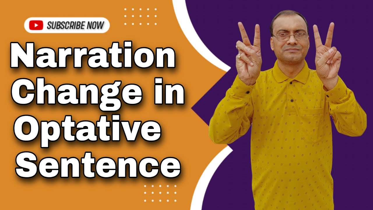 Narration Change in Optative Sentence(Part-08) //#smile #sisirpatra # ...