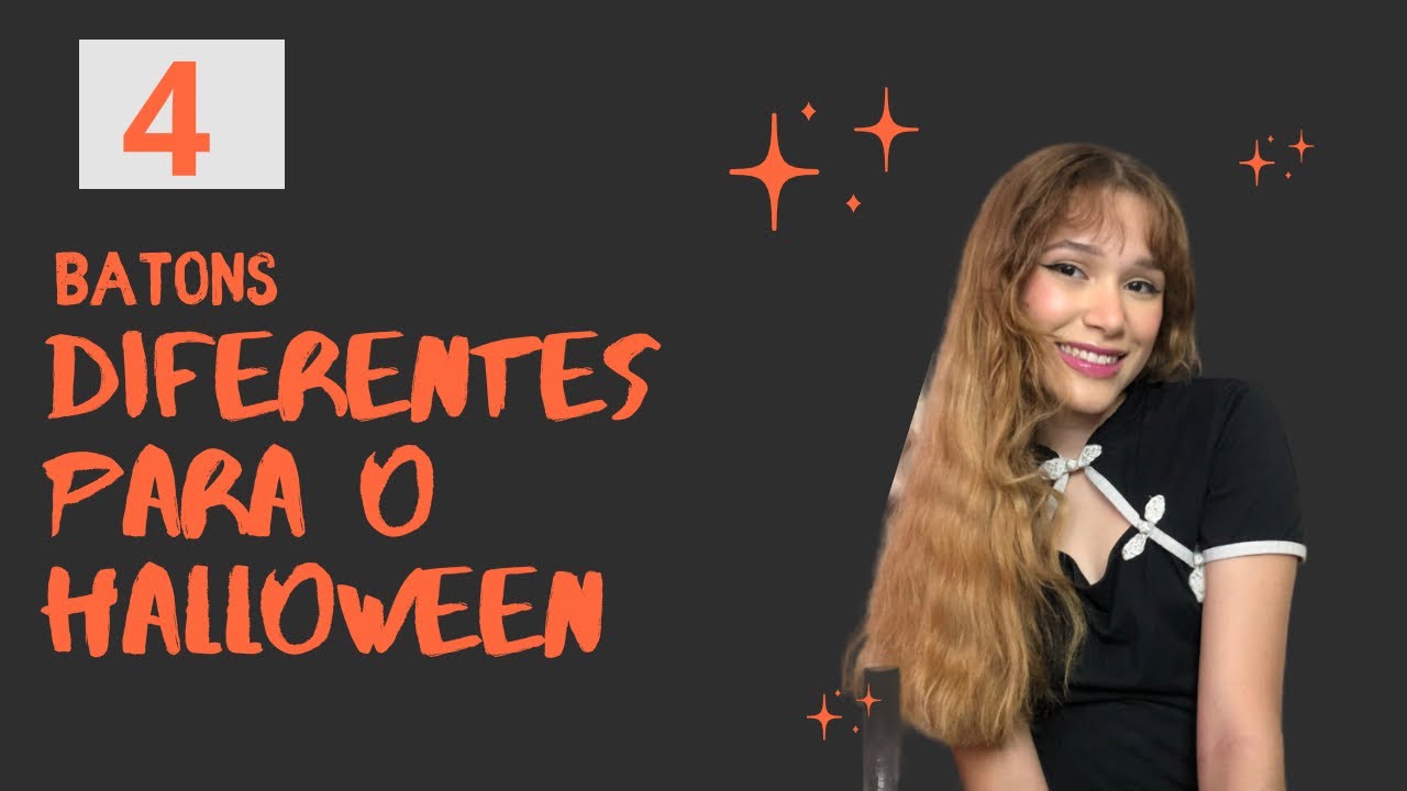 4 batons para o Halloween 👻 - YouTube