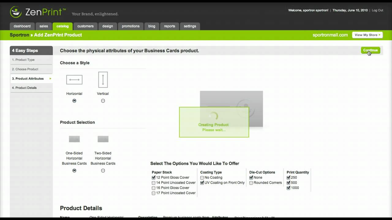 Setting Up ZenPrint Web-To-Print Products - YouTube