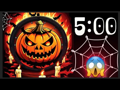 5 Minute Timer 🎃 Halloween timer for 5 minutes #trending #halloween # ...
