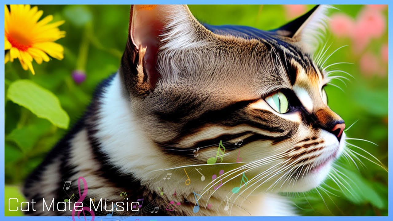 Comfortable music for a cat left alone at home, cat soothing music, cat ...