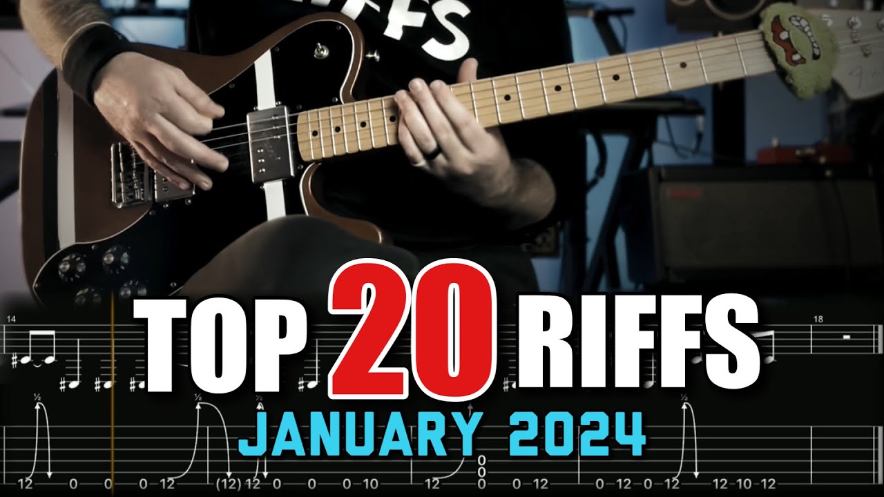 Top 20 Guitar Riffs (January 2024) - YouTube