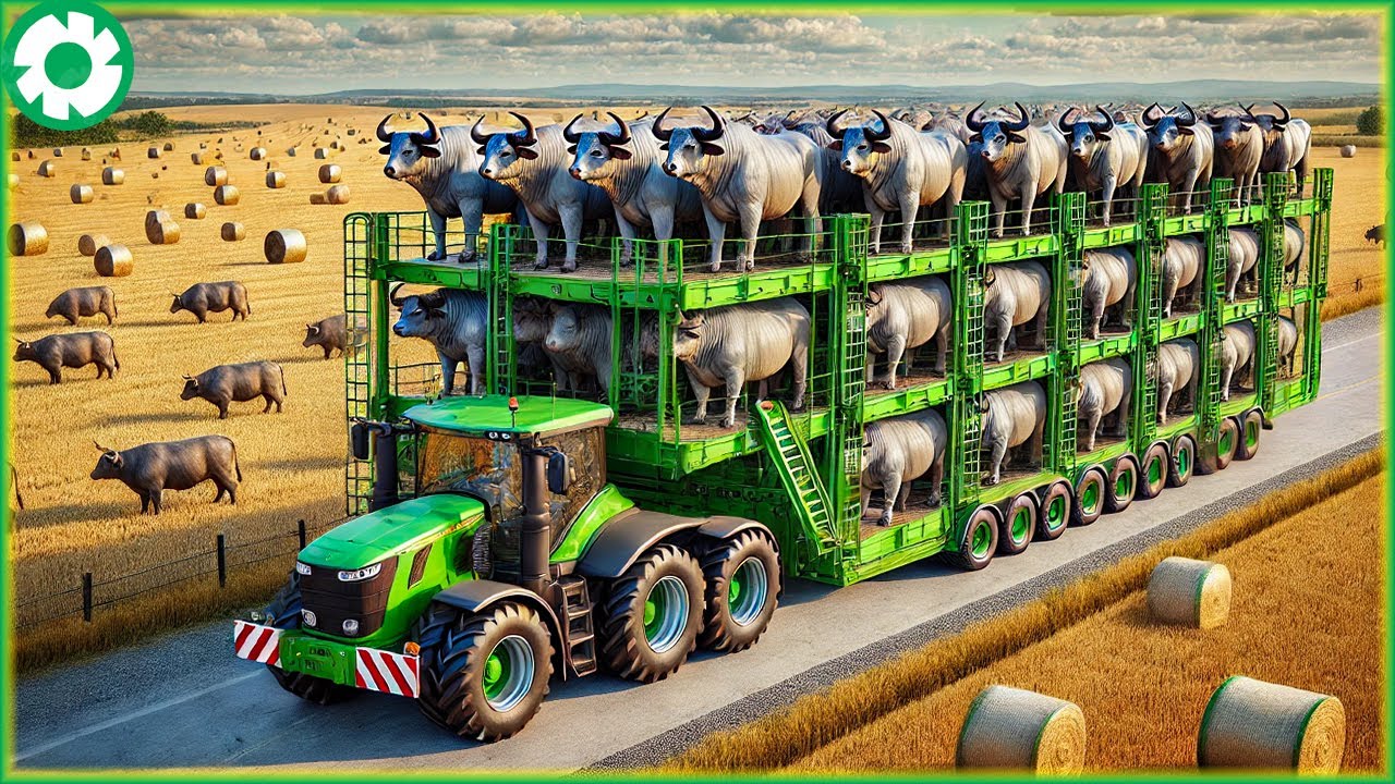 Transporting Millions of Buffalo This Way - The Biggest Heavy Machinery ...