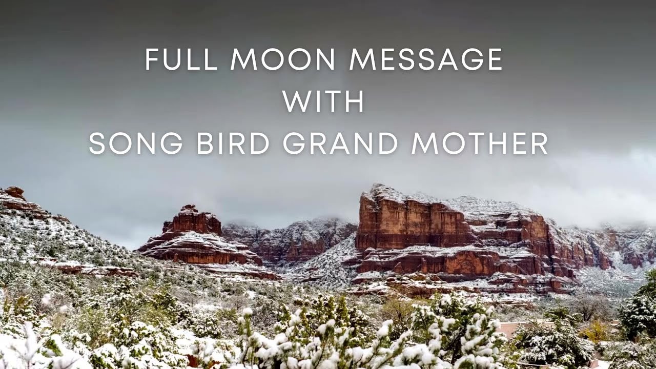 The End of a Cycle Full Moon Jan 25 2024-13th Moon - YouTube