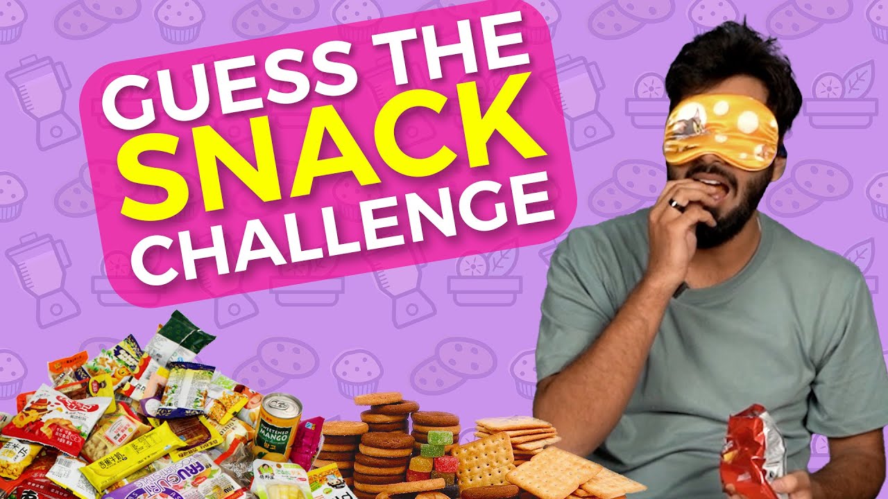Guess The Snack Challenge by Foodnama | BlindFolded Food Taste Test ...