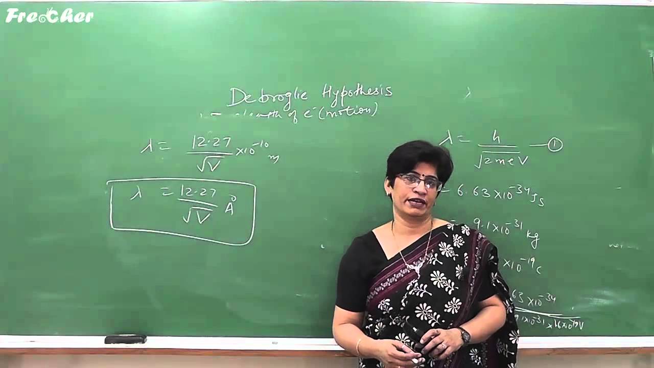 Lecture on Debroglie Hypothesis by Mrs. Kiran Dharmadhikari | SKOL ...