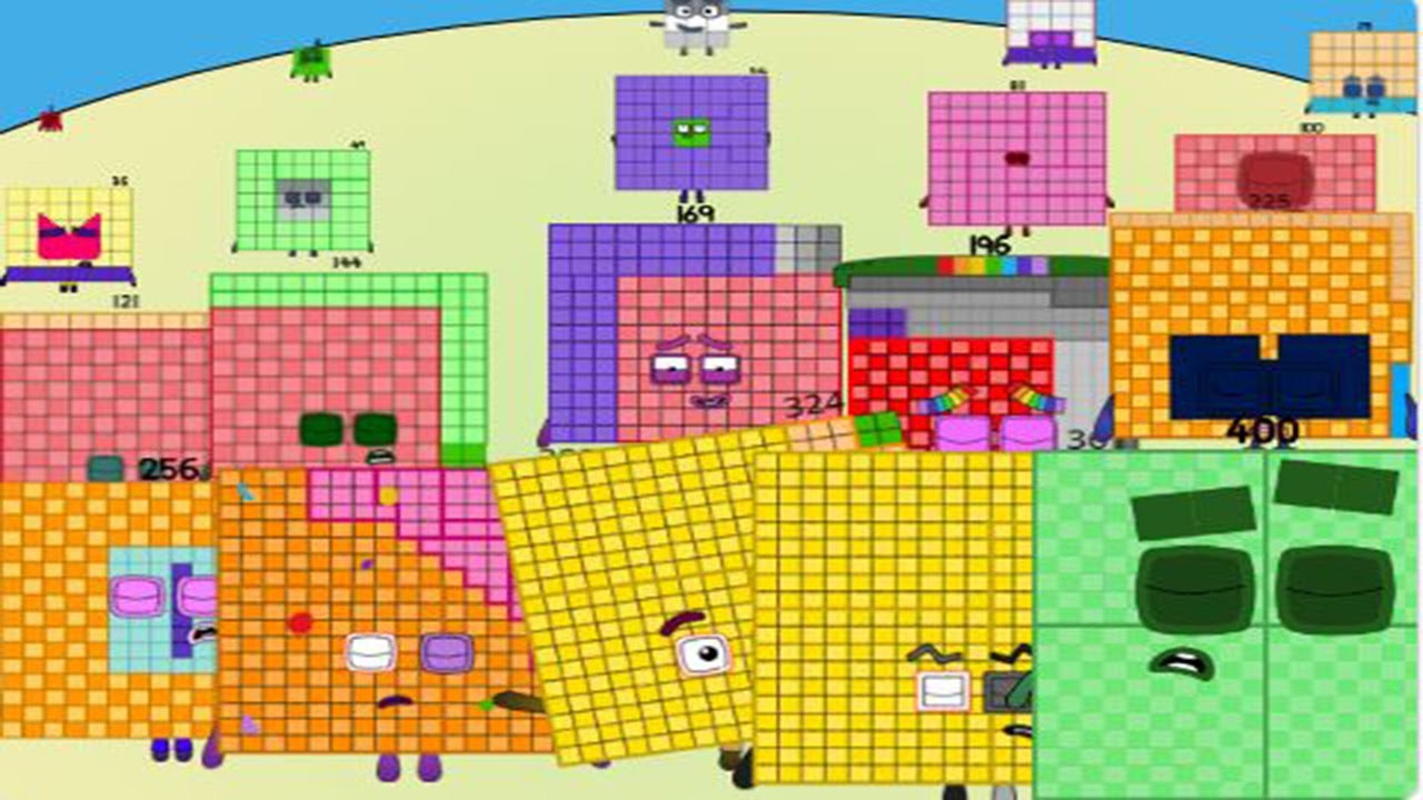 Numberblocks Party | Numberblocks Band but more more more squares remix ...