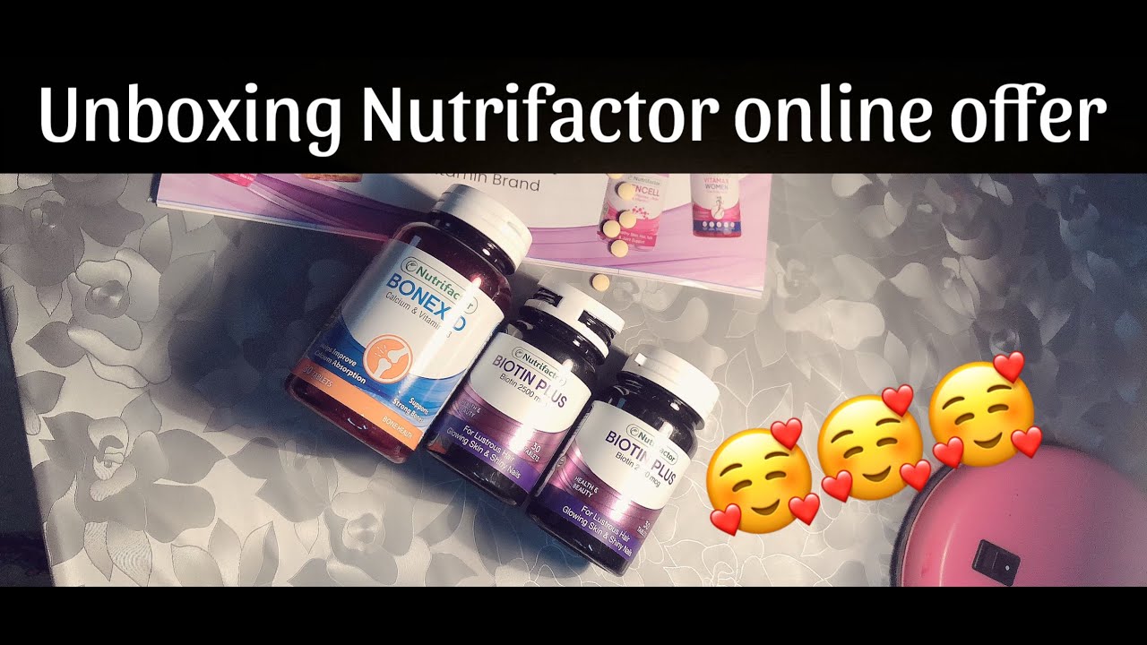 Unboxing Nutrifactor For Perfect Long Hair, Nails and Clear Skin | Nutrifactor | Amz Creation ...