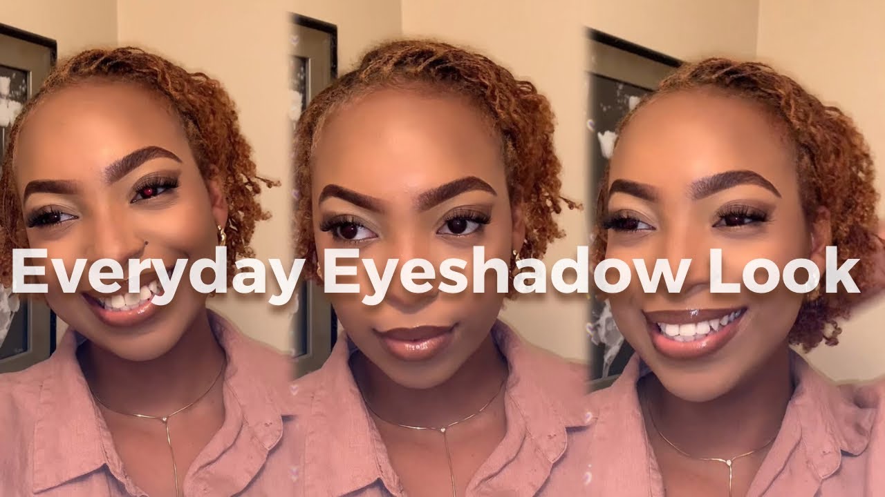 Everyday Eyeshadow for beginners |Smudge eye makeup(Detailed ...