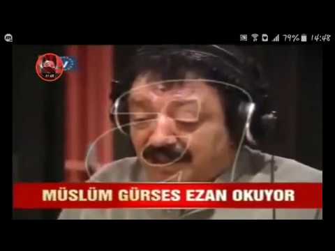 MÜSLÜM GÜRSES EZAN OKUYOR !!! ŞOK GÖRÜNTÜLER