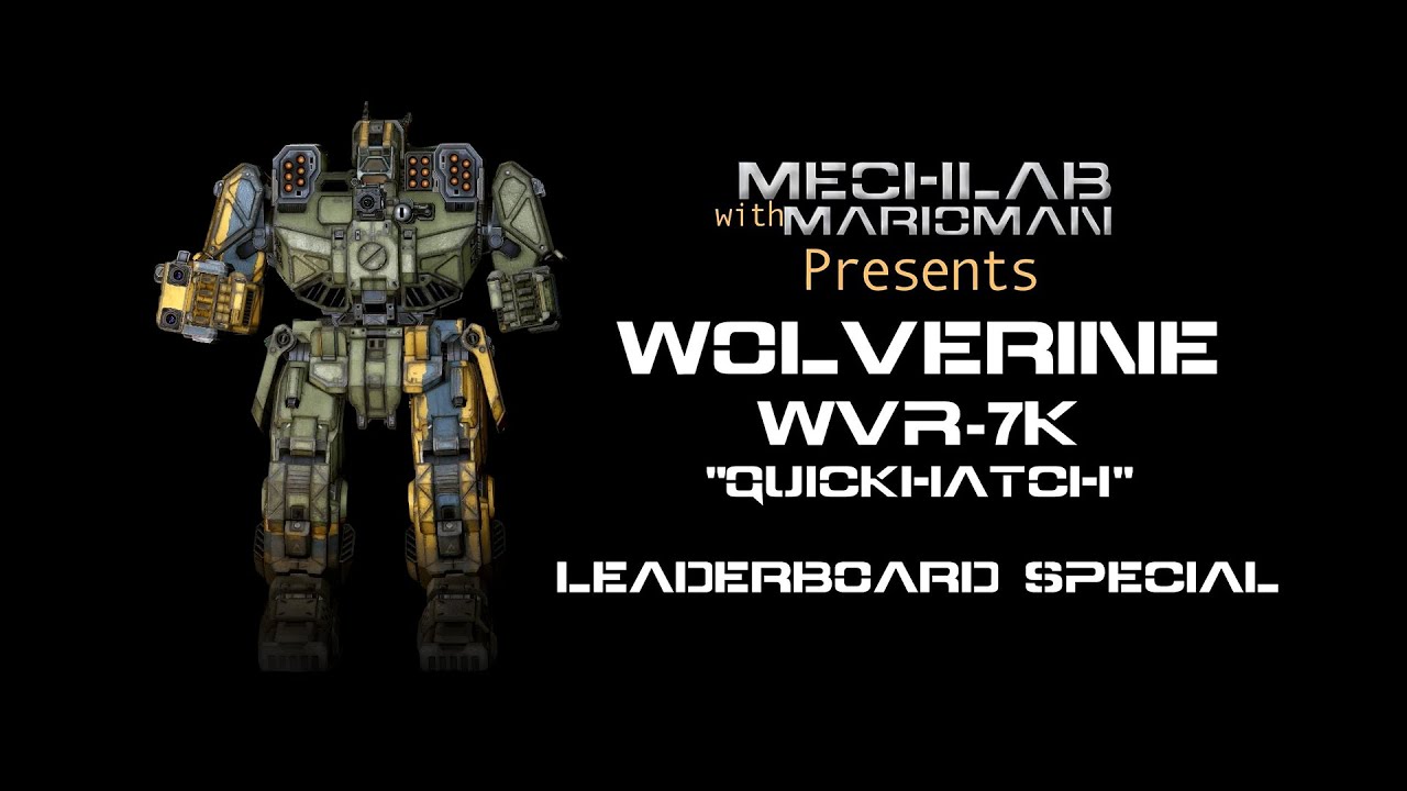 MechWarrior Online: MechLab with marioman: Wolverine WVR-7K Medium Mech ...