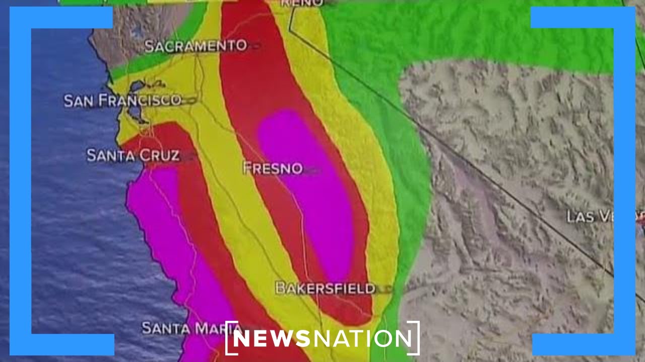Heavy snow and dangerous flood still impacting California | Early ...
