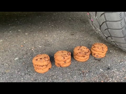 Expired Biscuit 🍪 Car Crushing - YouTube