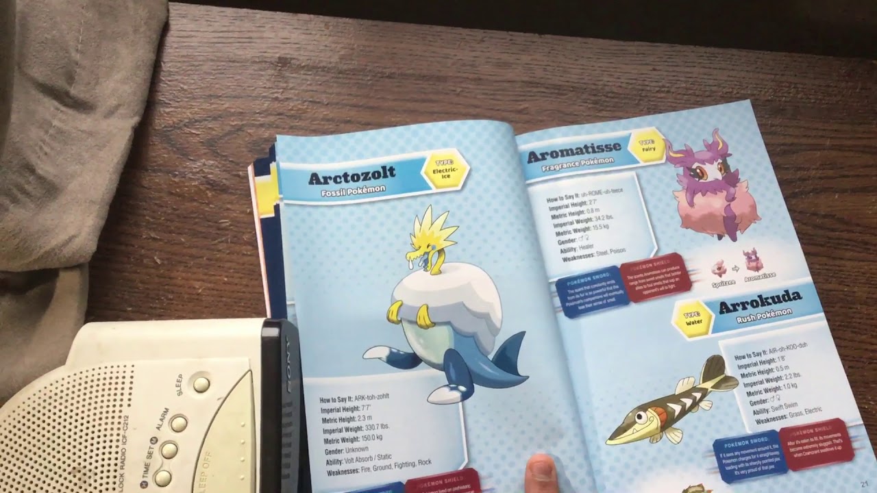 Pokémon galar handbook flip part 1 - YouTube