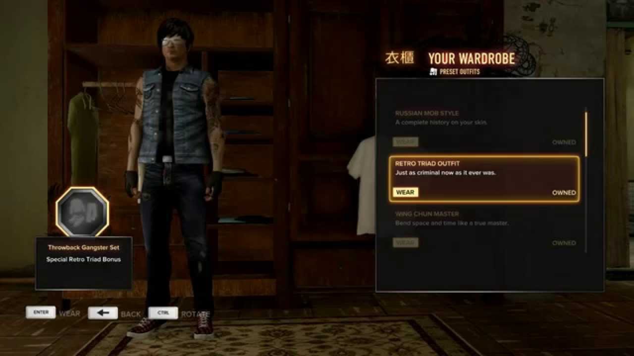 Sleeping Dogs Definition Edition 64 bit DLC outfit review - YouTube