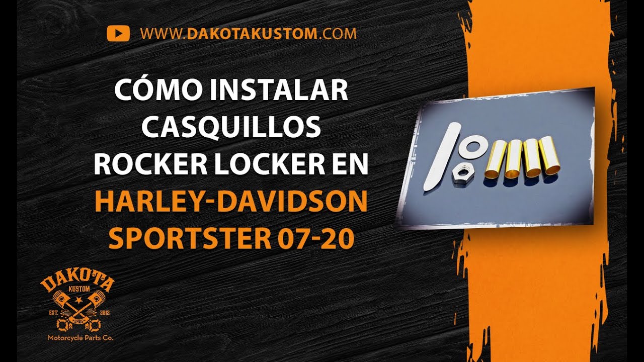 Cómo instalar casquillos Rocker Locker en Harley-Davidson Sportster 07 ...