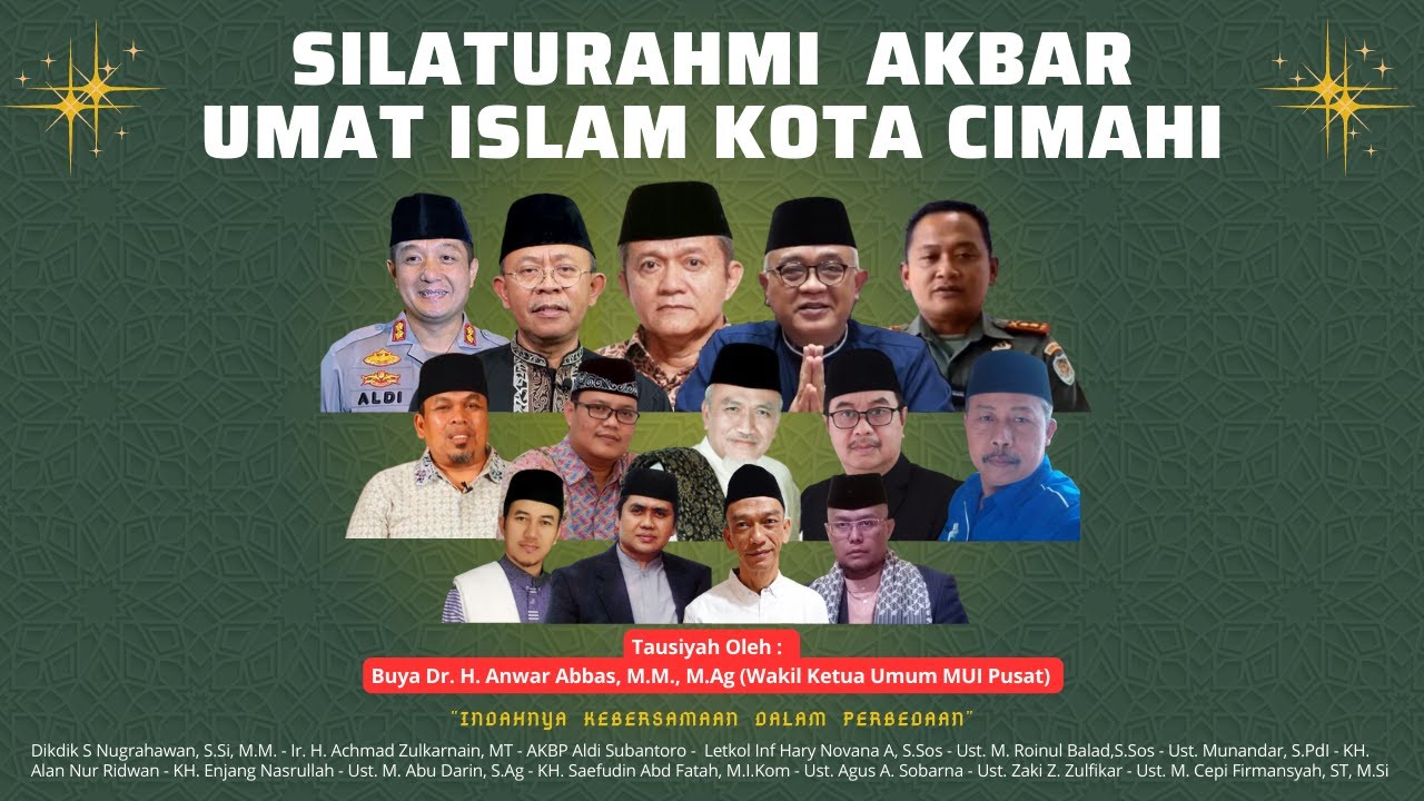 Kajian Islam Ilmiah - Silaturahmi Akbar Umat Islam Kota Cimahi | Masjid ...