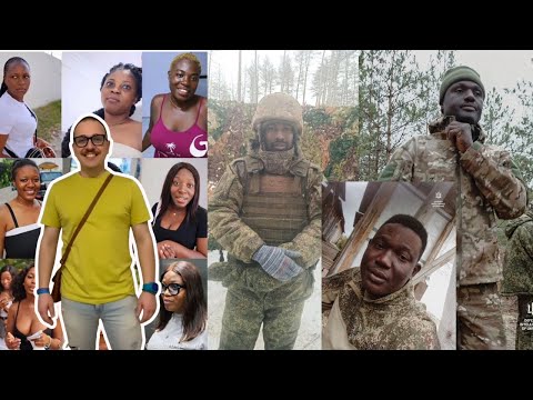 AFRICAN CASTING: Russia Man Enjoys Ghana girls while Nigeria soldiers fight their War 