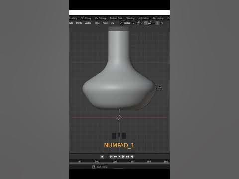 vase modeling, screw modifier in blender-mds design #shorts 🎍 - YouTube