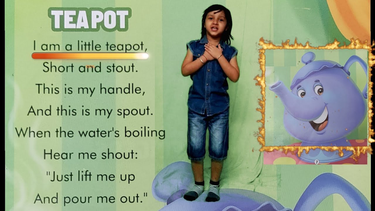 I'm A Little Teapot (with action and lyrics) - Nursery Rhymes - YouTube