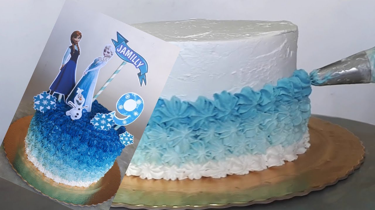 BOLO FROZEN PRA INICIANTE - YouTube