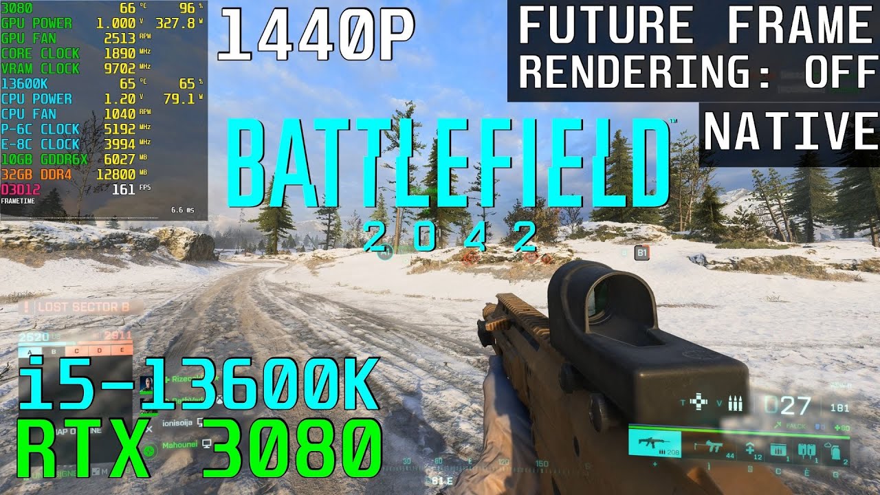Battlefield 2042 Reclaimed Map RTX 3080 OC & 13600K 5.2GHz - Custom ...