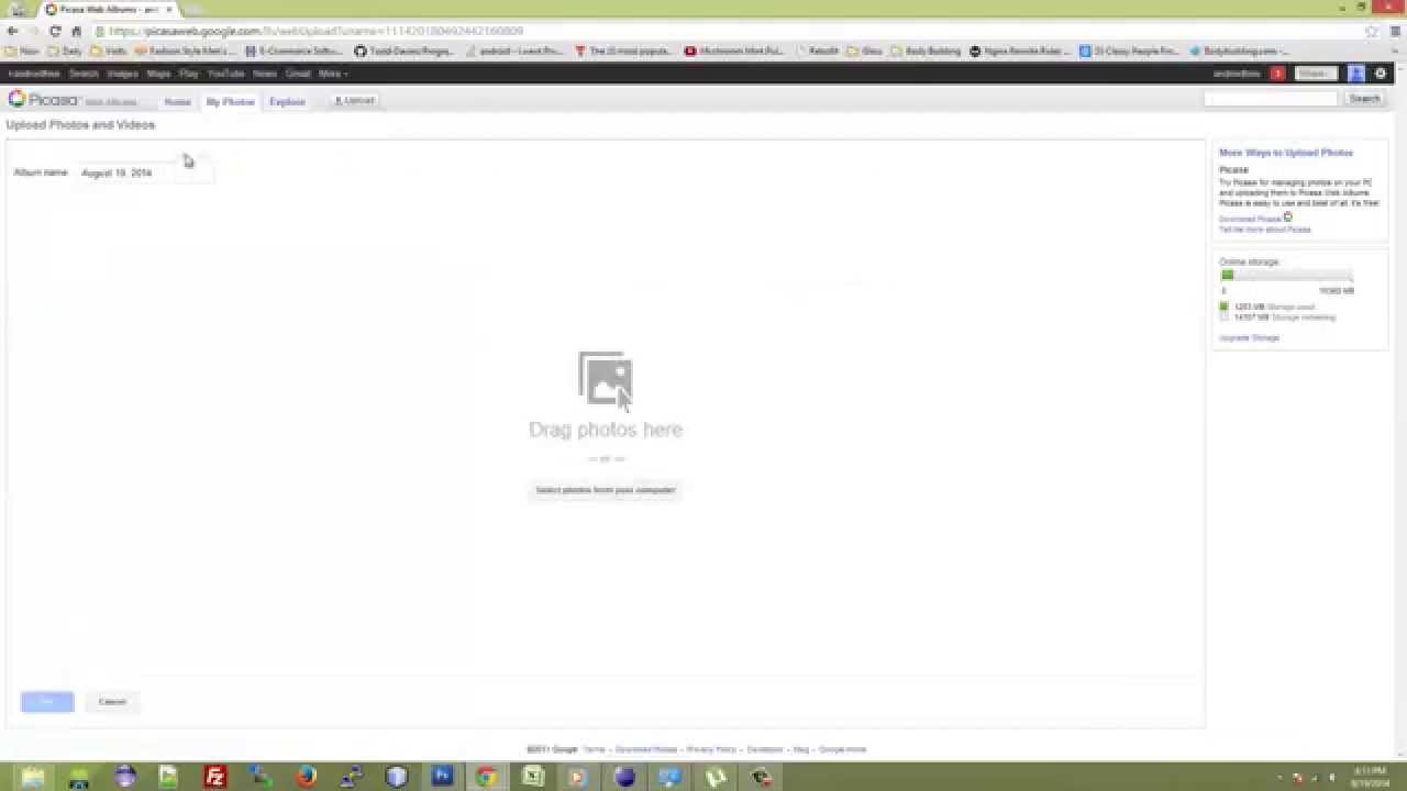 Creating Albums and Photos in Google's Picasa Web Albums - YouTube