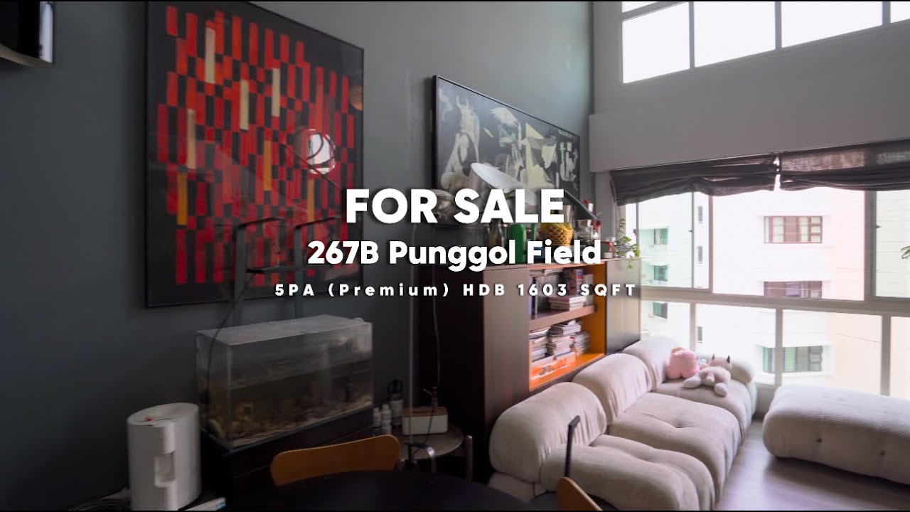 [For Sale] Super Rare HDB Loft Apartment @ 267B Punggol Field - YouTube
