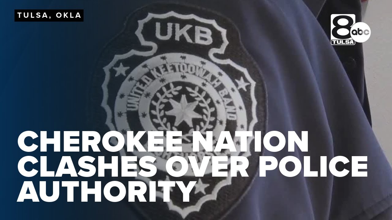 The Cherokee Nation and UKB clash over policing authority - YouTube