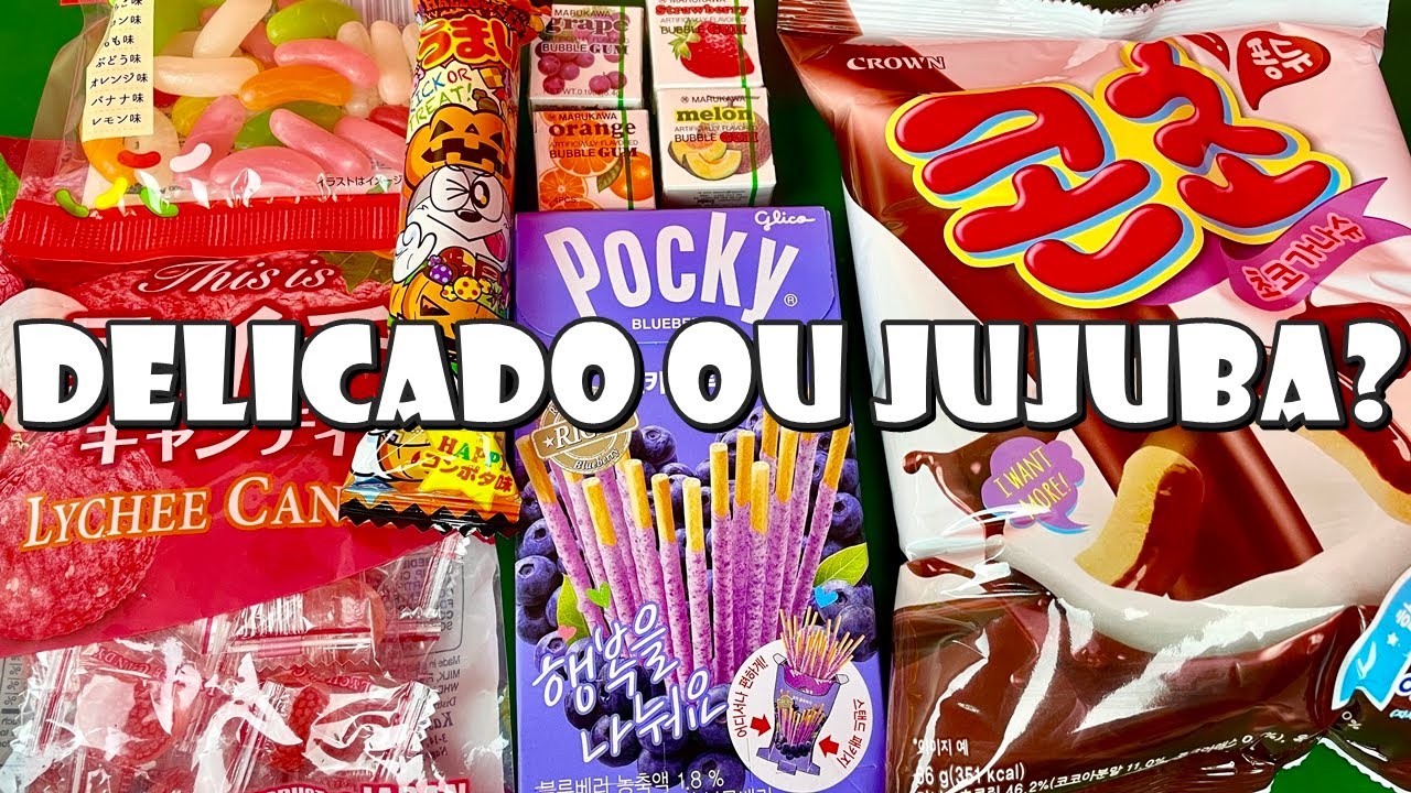 JAPÃO e CORÉIA! Delicado Ou Jujuba? Cheetos Com CHOCOLATE, Tubinho Do ...