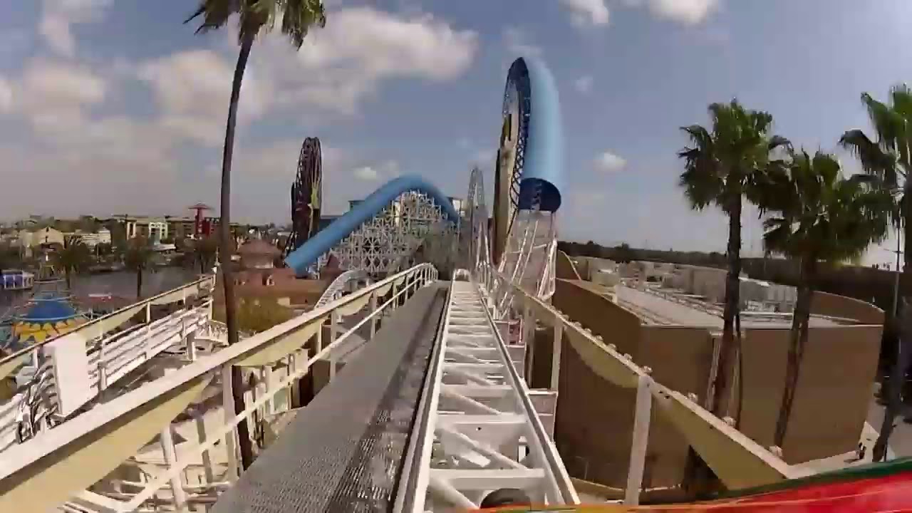 disney california adventure rides screamin roller coaster one ride ...