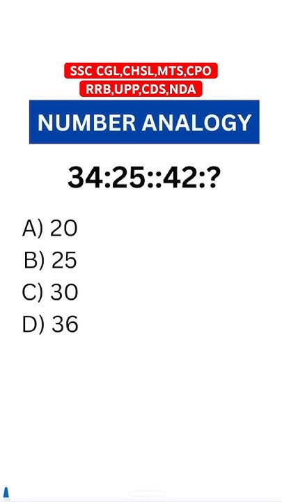 Analogy | Number Analogy | Exam Missing Number | Resoning Questions | Reasoning tricks #shorts # ...