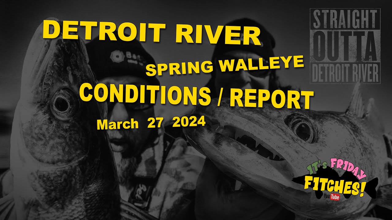 Detroit River Spring Walleye Conditions Update Report March 27-2024 ...