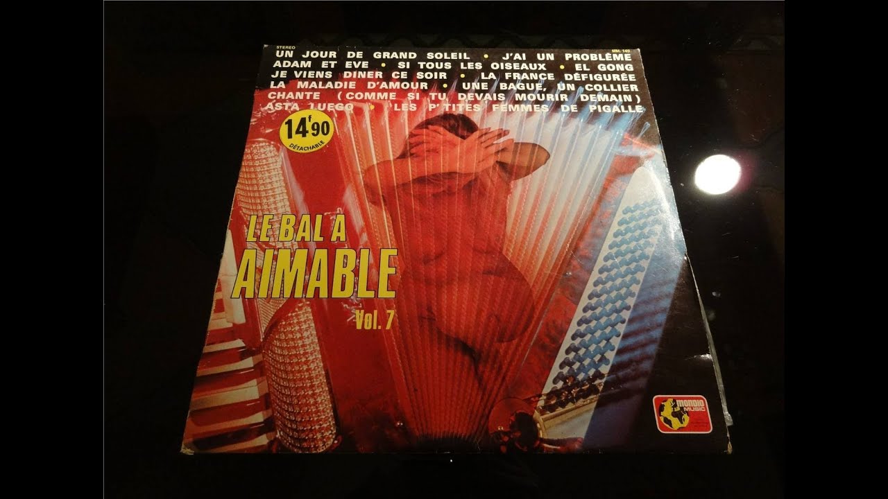 Adam et Eve (Sheila) - par Aimable, son accordéon et son orchestre ...