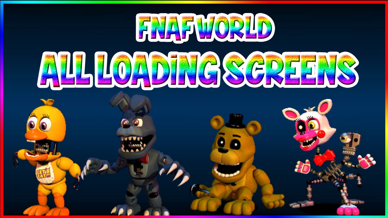 All Loading Screens-Todas las pantallas de carga en Español | FNaF ...