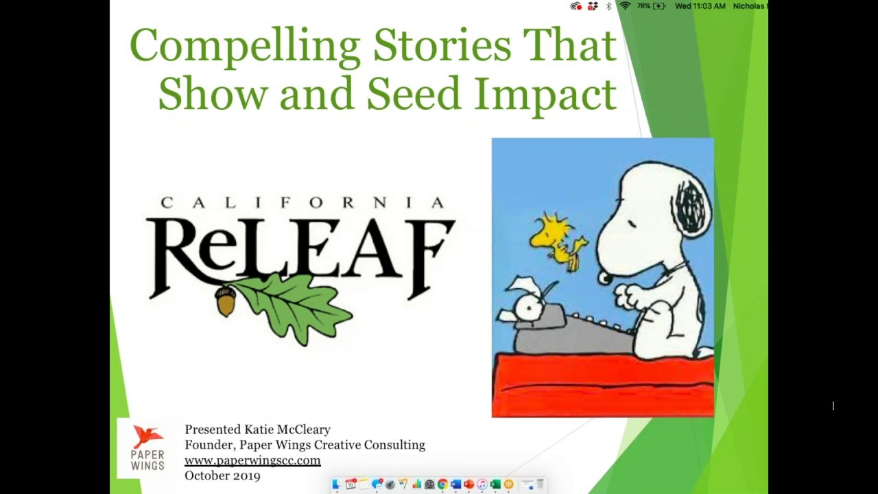 Webinar - Storytelling for Impact - YouTube