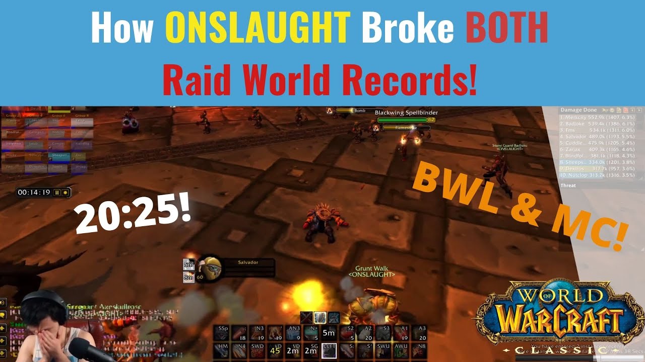 How Onslaught Broke BOTH Raid World Records in One Night!? - WoW ...