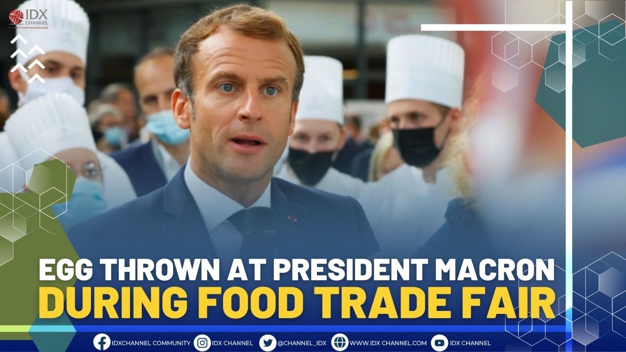 Egg thrown at President Macron during food trade fair | MARKET ...