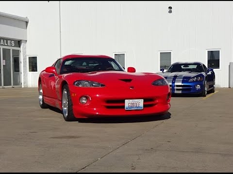 2000 Dodge Viper GTS Coupe in Red Paint & V10 Engine Sound on My Car ...