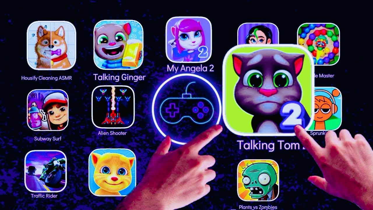 🐈🌈Talking Tom 2, My Angela 2, Plants vs Zombies, Hidden Objects, Subway ...