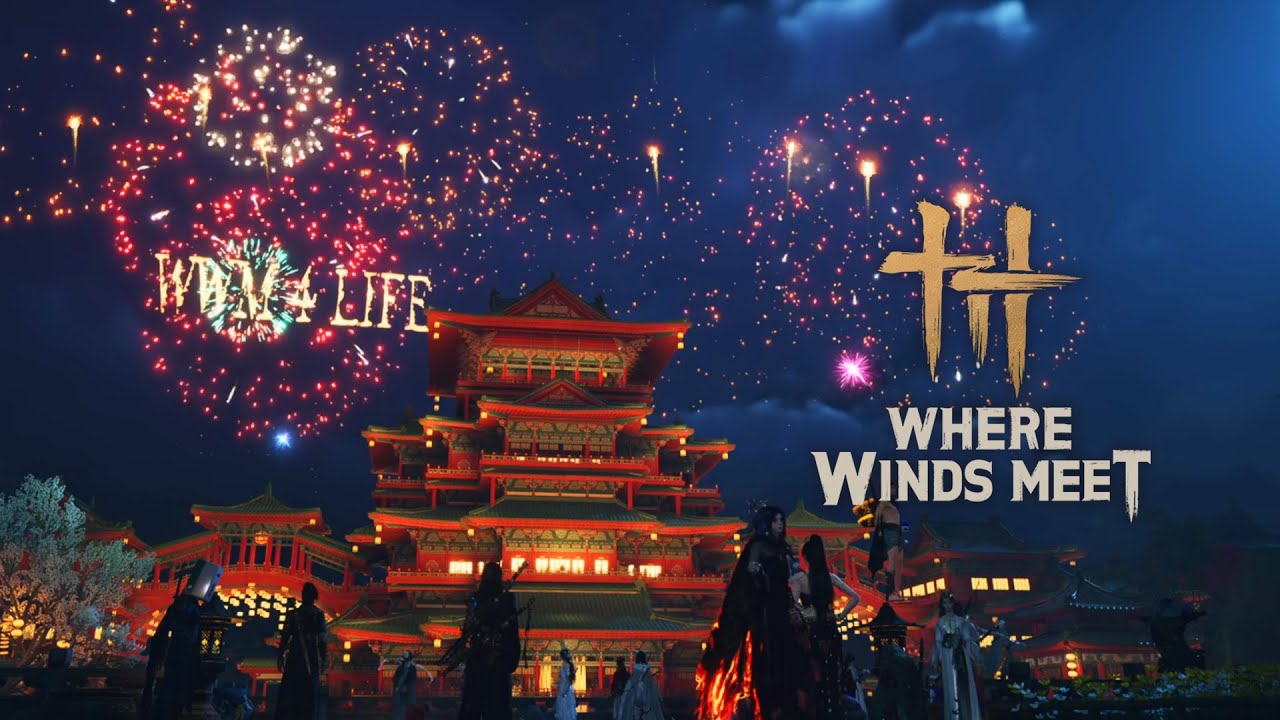 Fireworks Festival Theme | Where Winds Meet - YouTube